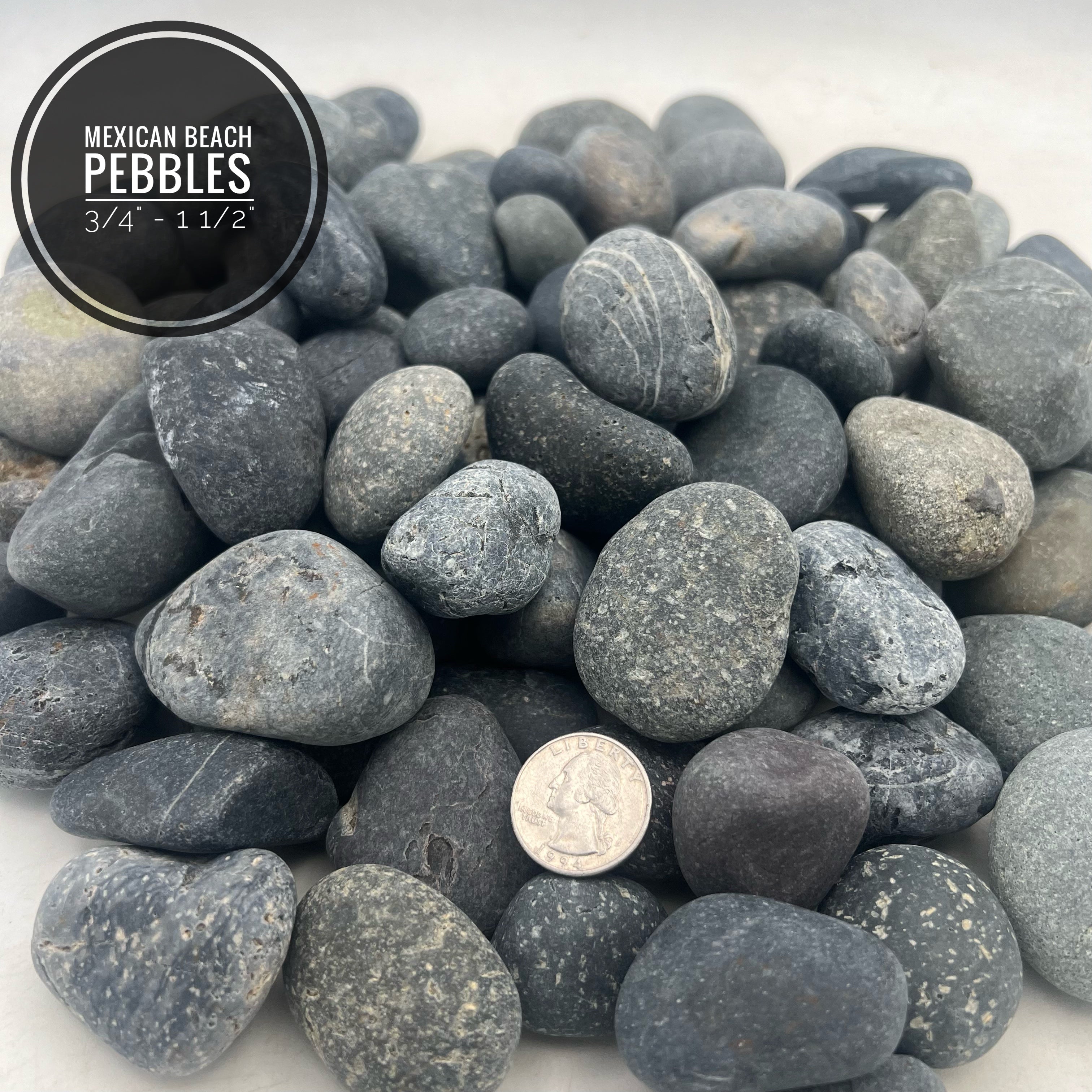 Mexican Beach Pebbles 3/4" - 1 1/2" | Salt Lake County, Utah | Haul 4 U