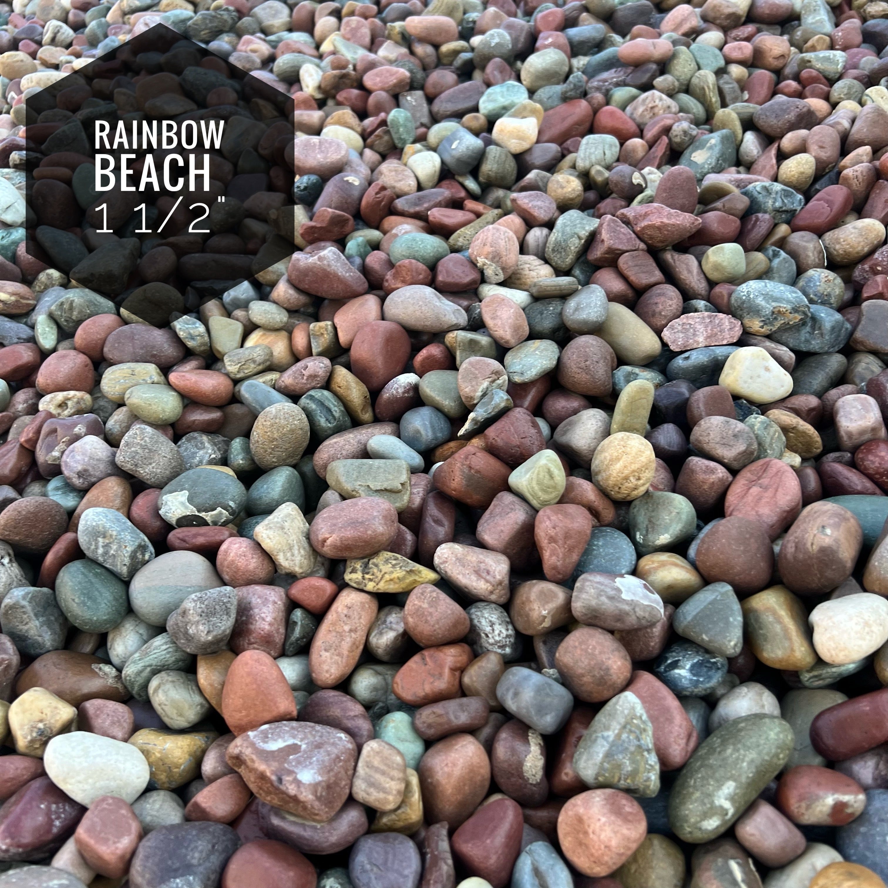 Rainbow Beach Cobble 1" - 1 1/2" | Salt Lake County, Utah | Haul 4 U