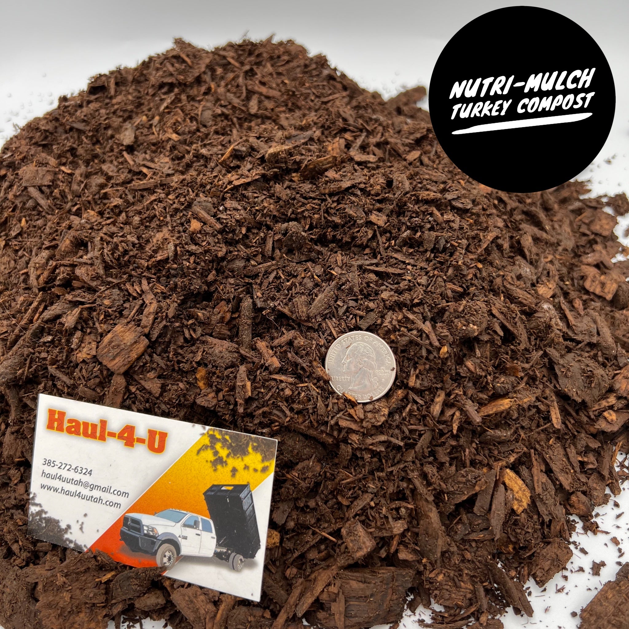 NutriMulch Turkey Compost | Salt Lake County, Utah | Haul 4 U